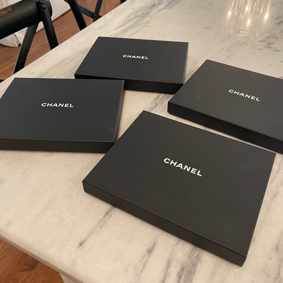 CHANEL | Accessories | Chanel Black Gift Boxes | Poshmark